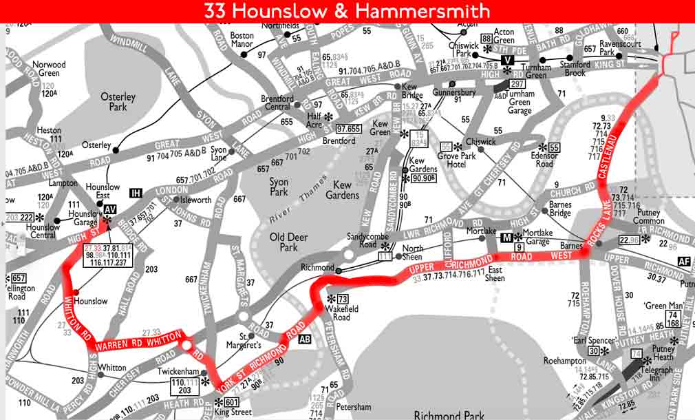 London Bus Route 33 London Bus Route 33
