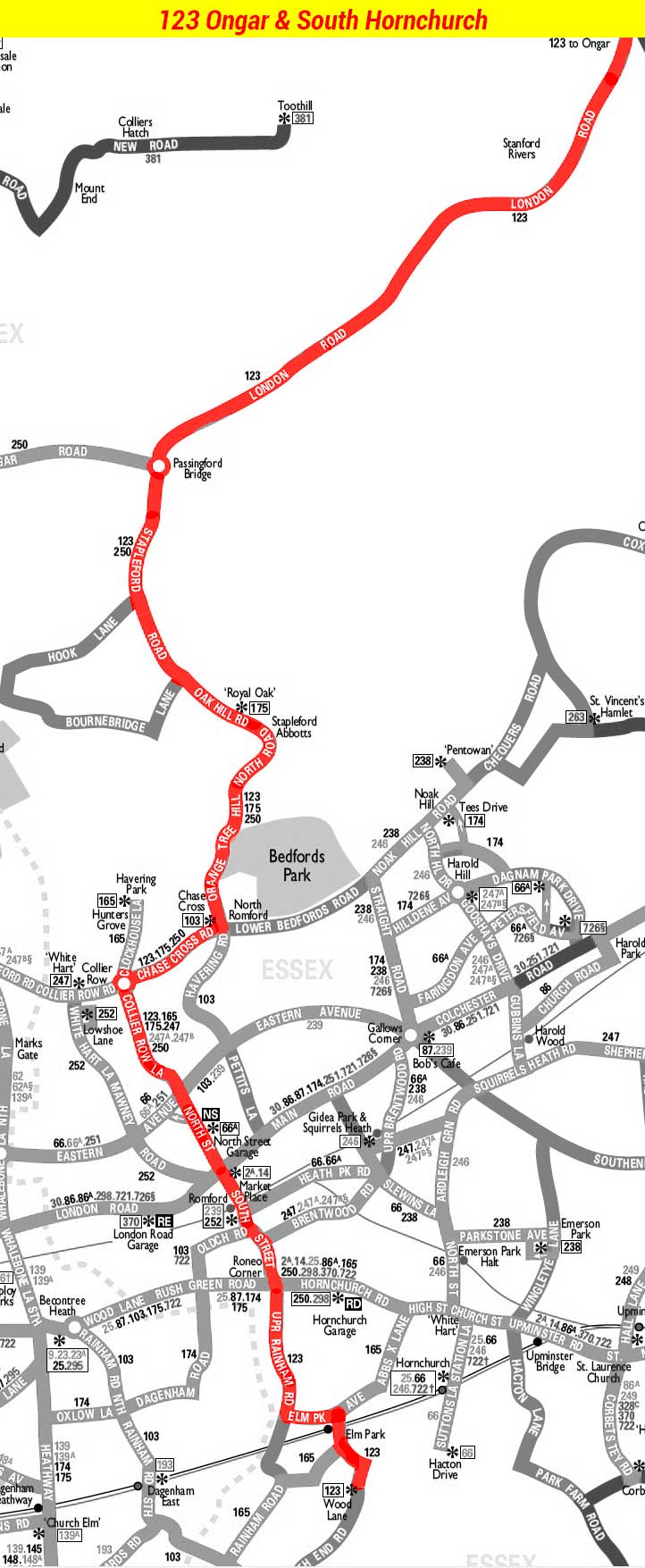 London Bus Route 123 London Bus Route 123