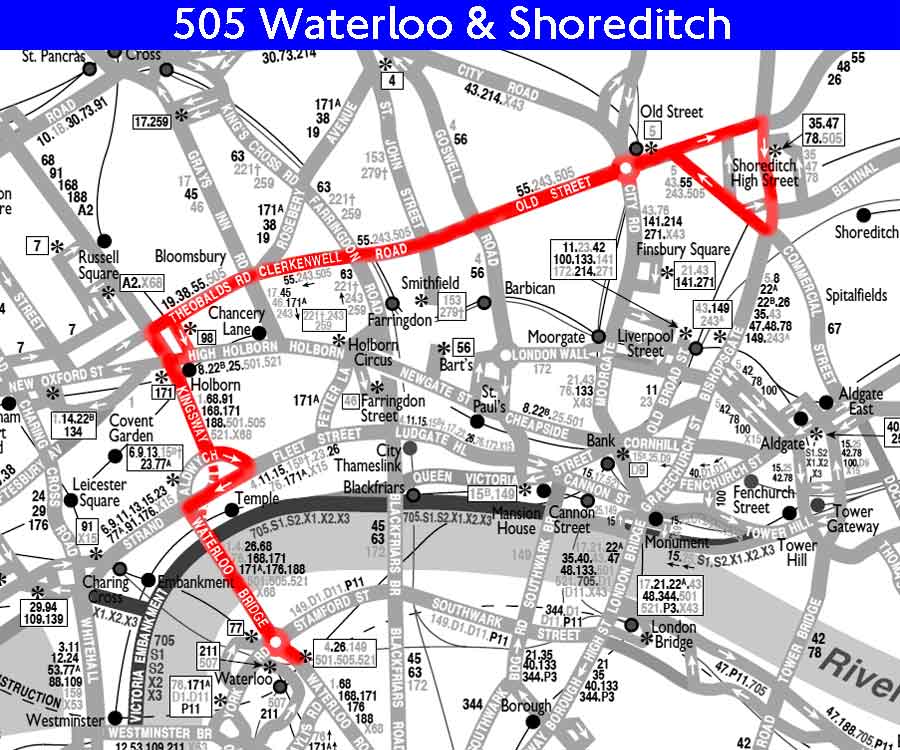 London Bus Route 505