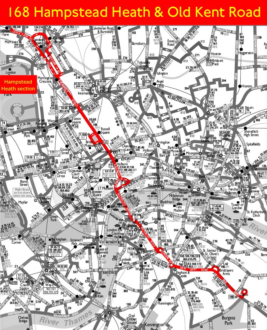 London Bus Route 168 London Bus Route 168
