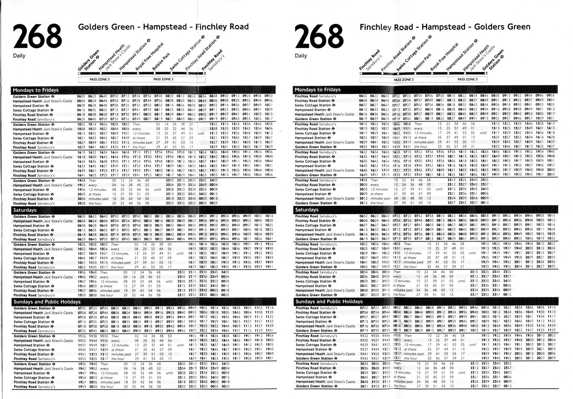 London Bus Route 268