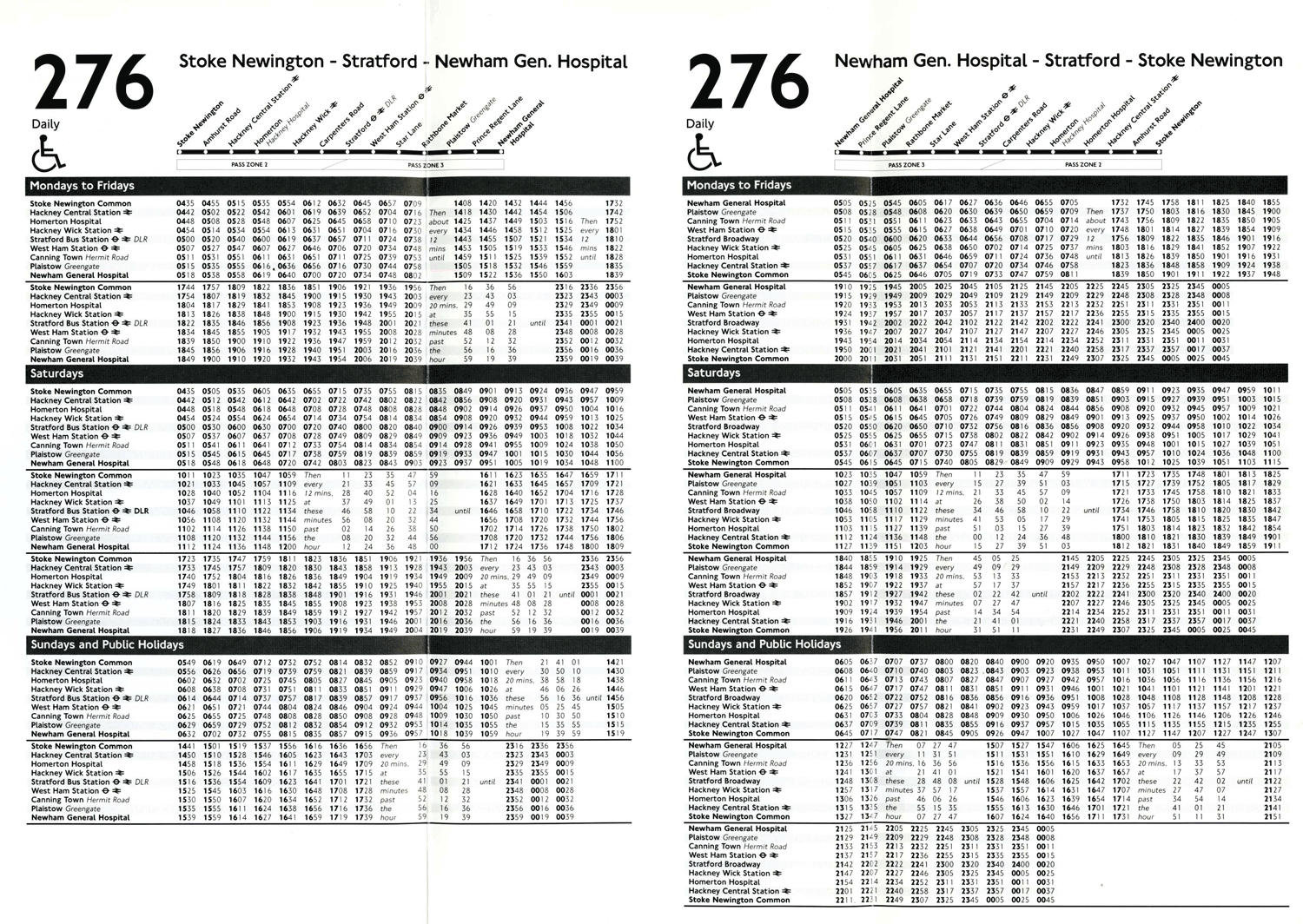 London Bus Route 276