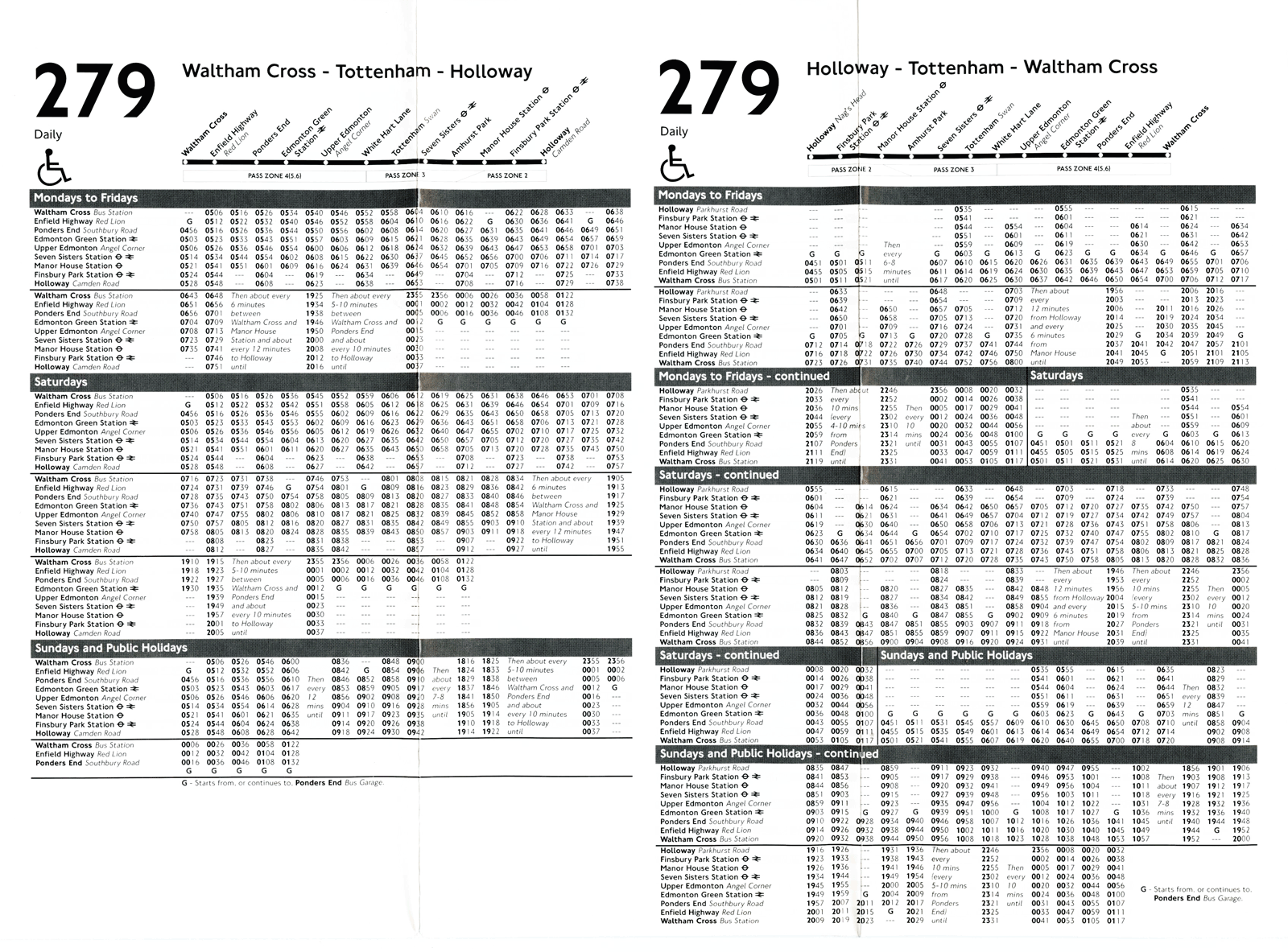London Bus Route 279