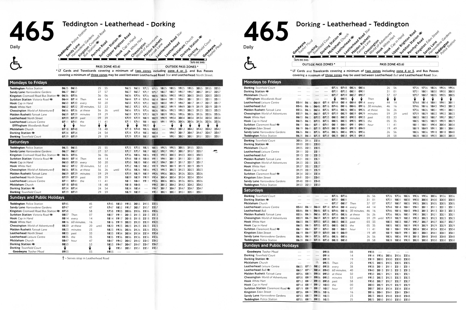 London Bus Route 465