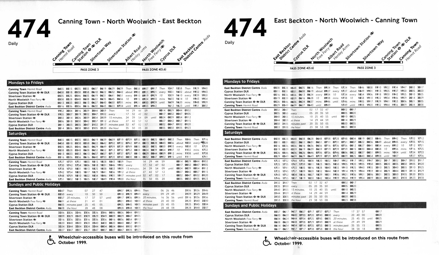 London Bus Route 474