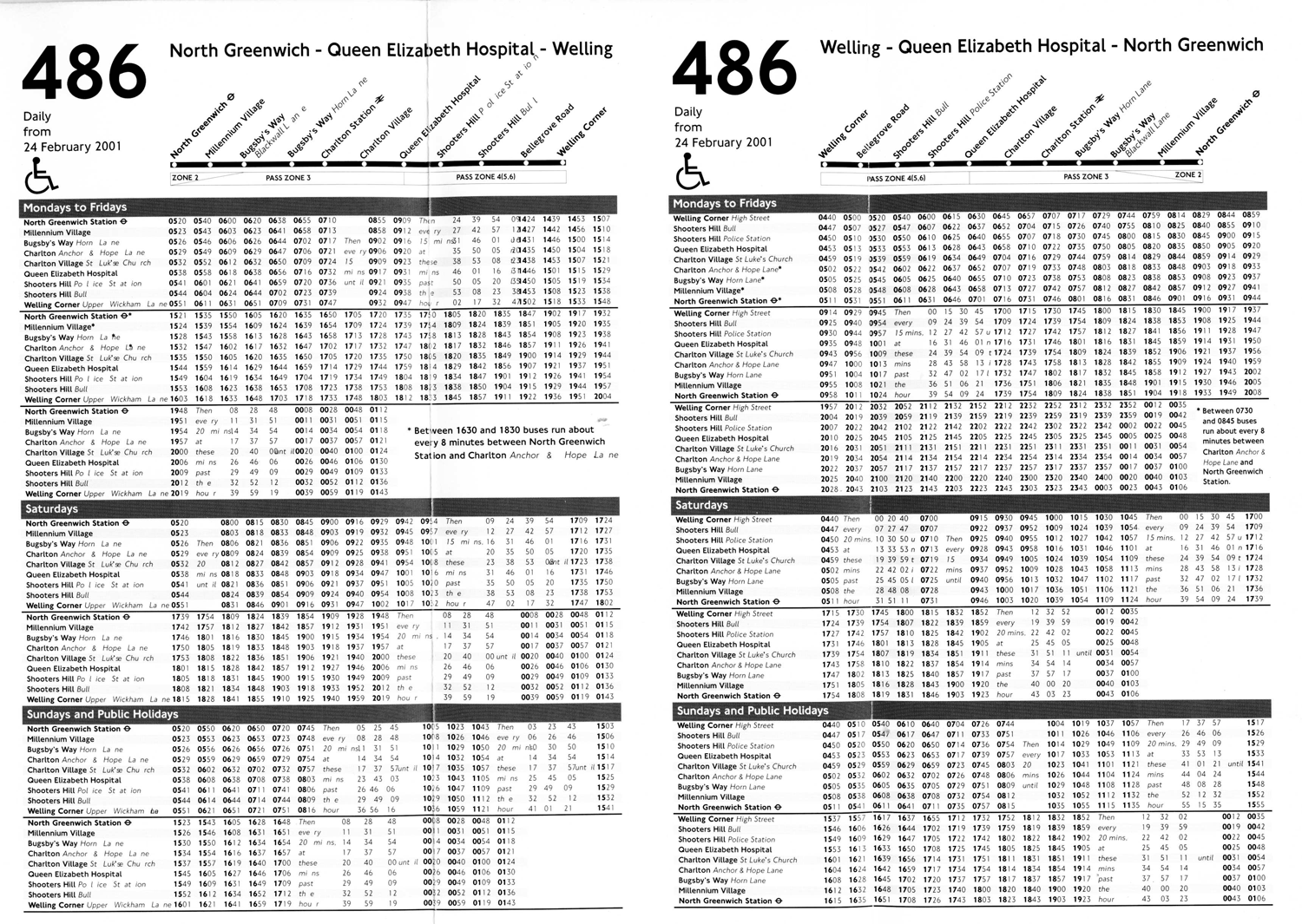 London Bus Route 486
