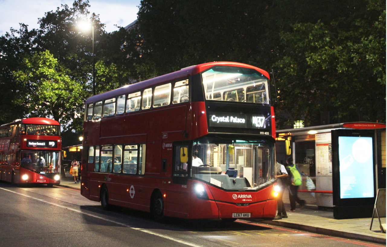 London Night Bus Route N137