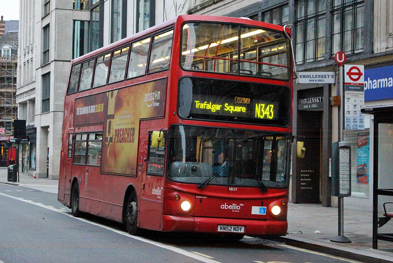London Bus Route N343