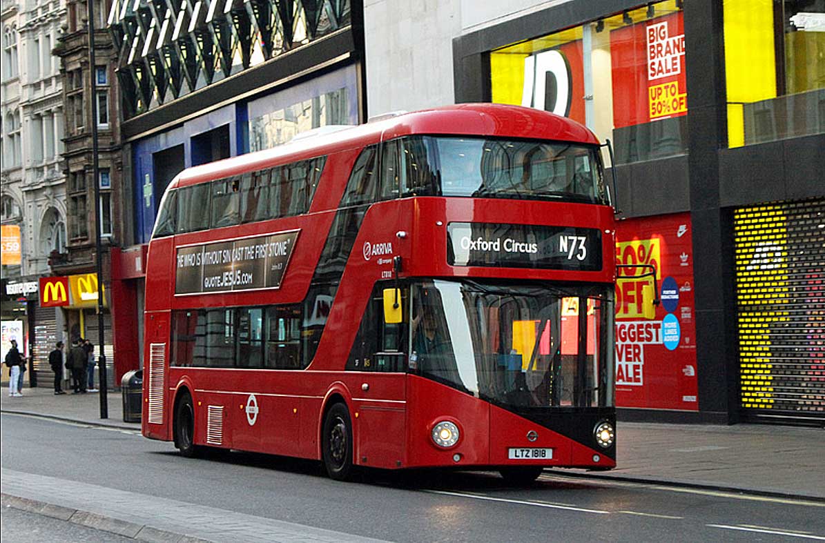 London Night Bus Route N73