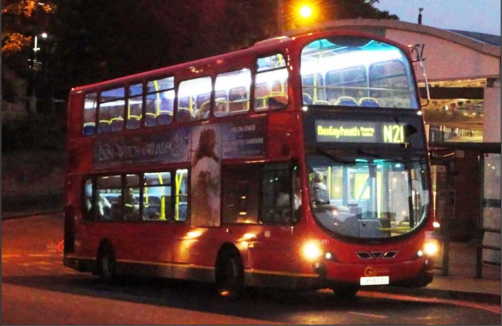 London Night Bus Route N21