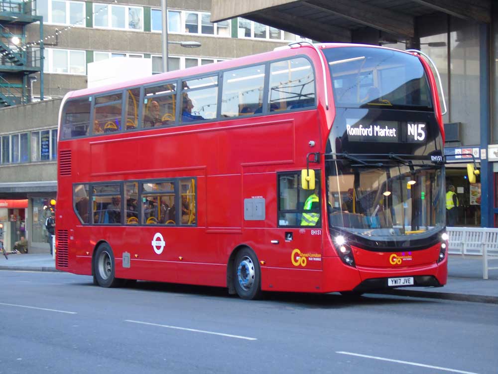 London Night BUs Route N15