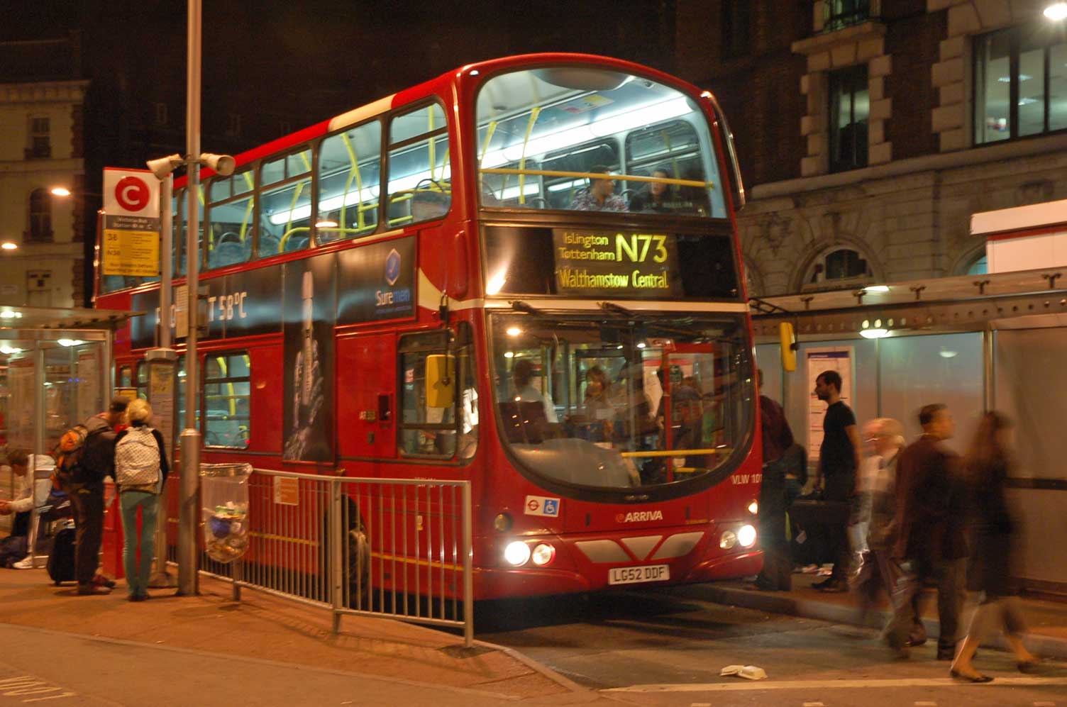 London Night Bus Route N73 London Night Bus Route N73