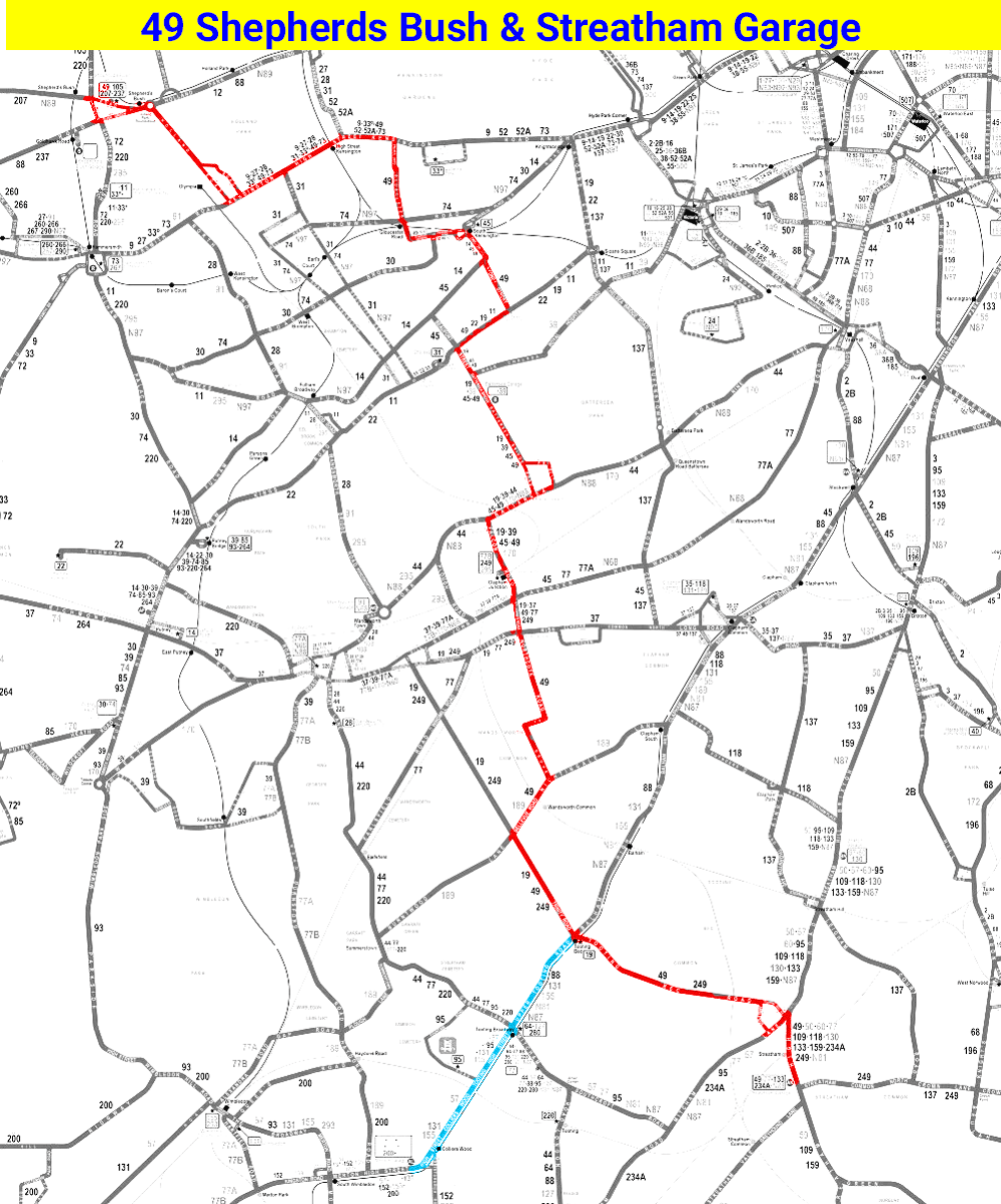 London Bus Route 49