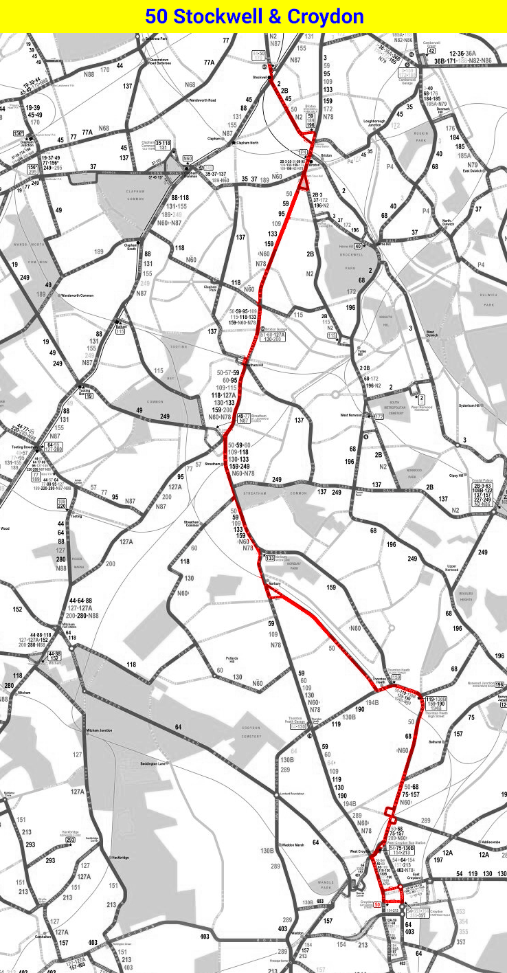 London Bus Route 50