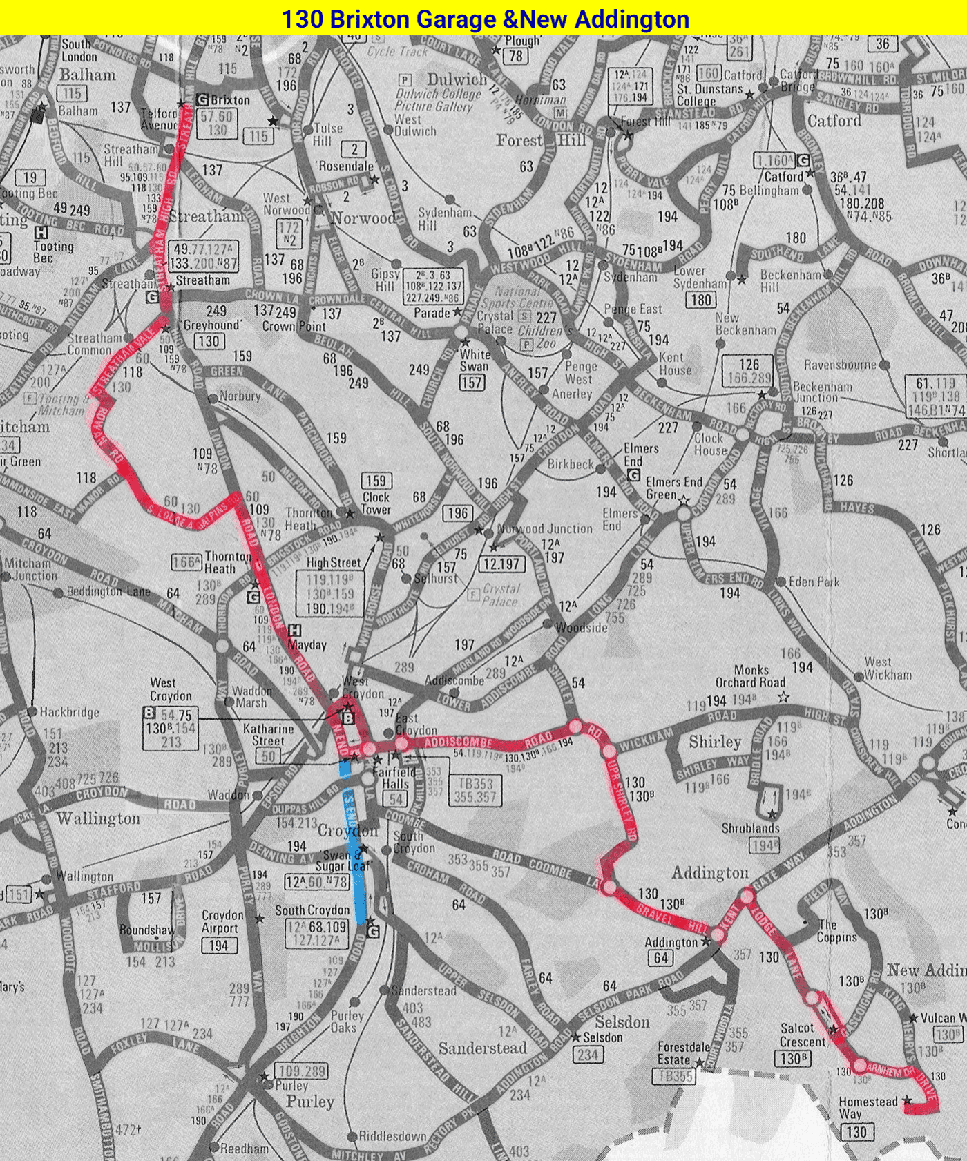 London Bus Route 130