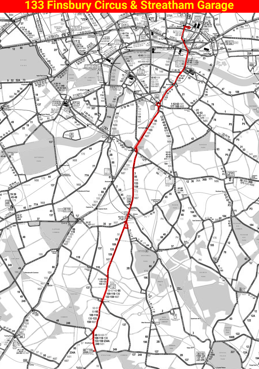 London Bus Route 133