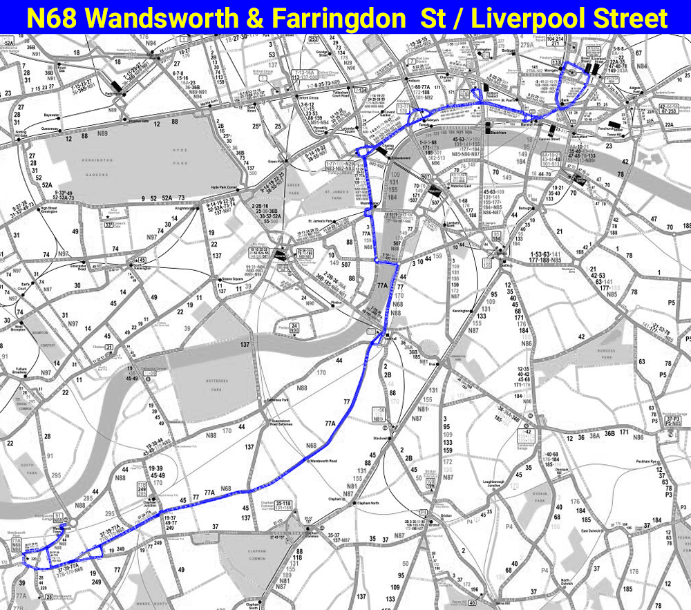 London Bus Route N68
