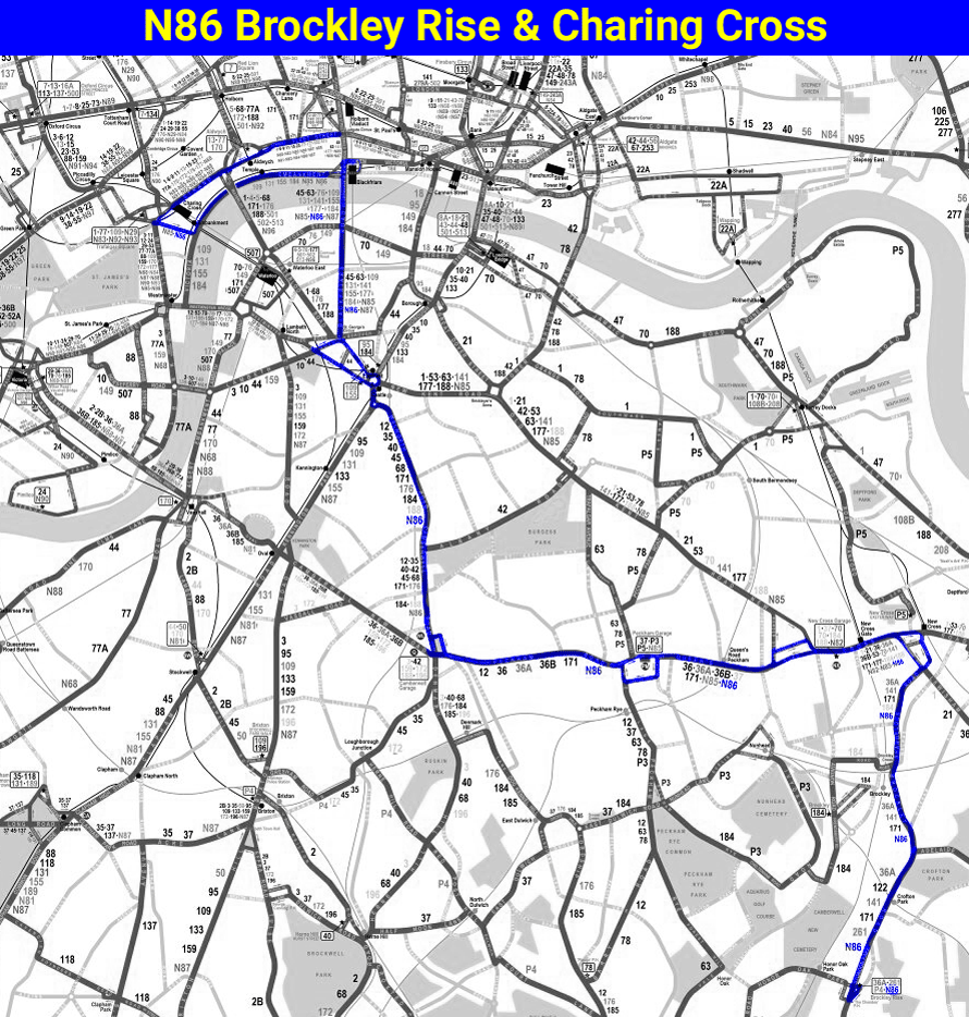 London Bus Route N86