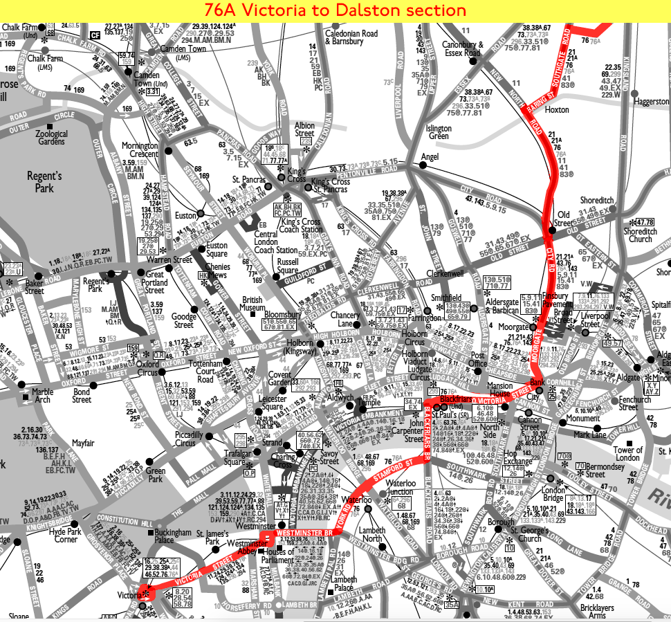 London Bus Route 76A