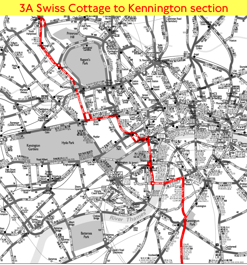 London Bus Route 3A