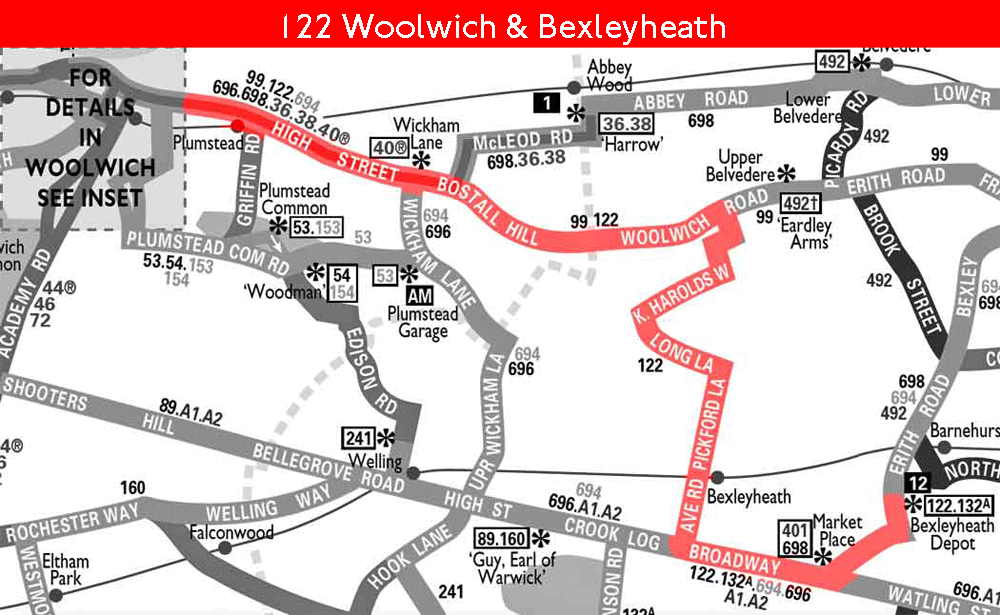London Bus Route 122 London Bus Route 122