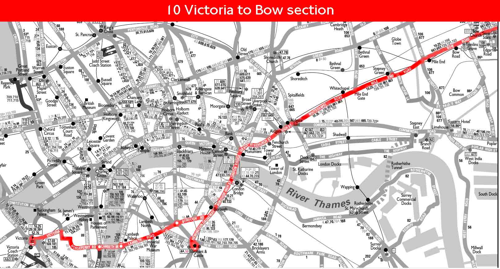 London Bus Route 10