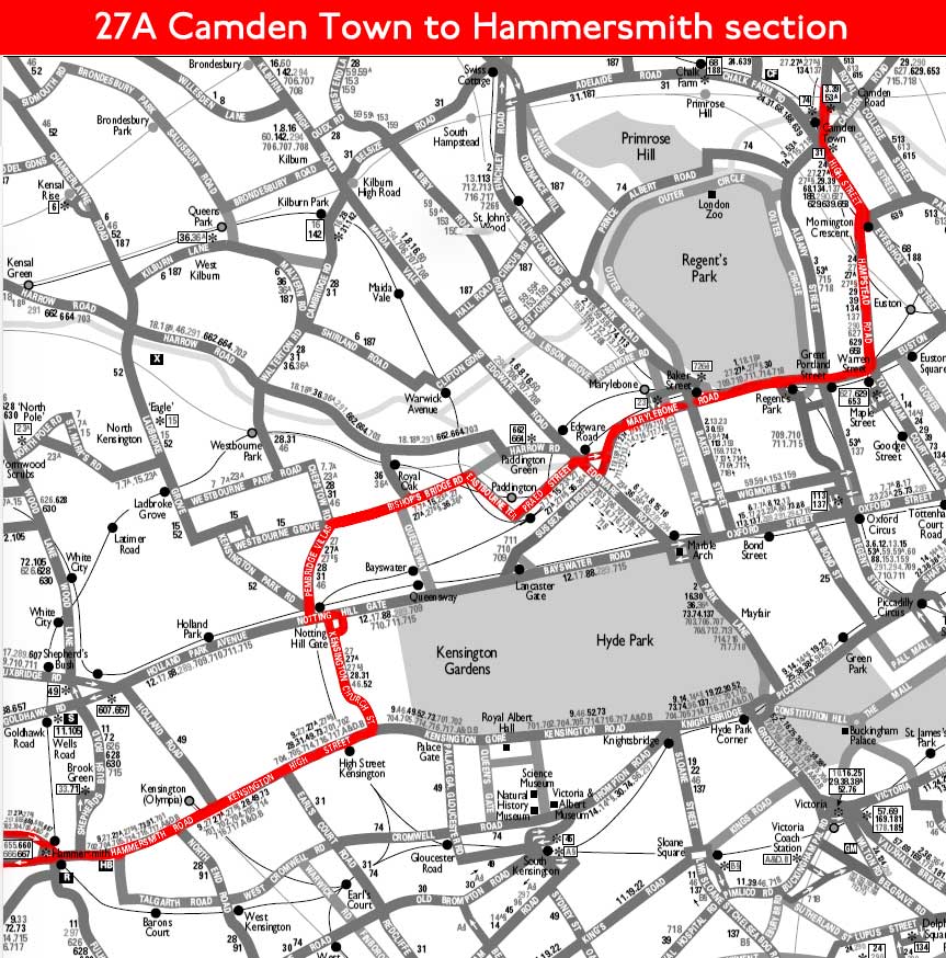 London Bus Route 27A