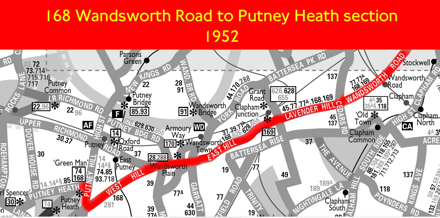 London Bus Route 168