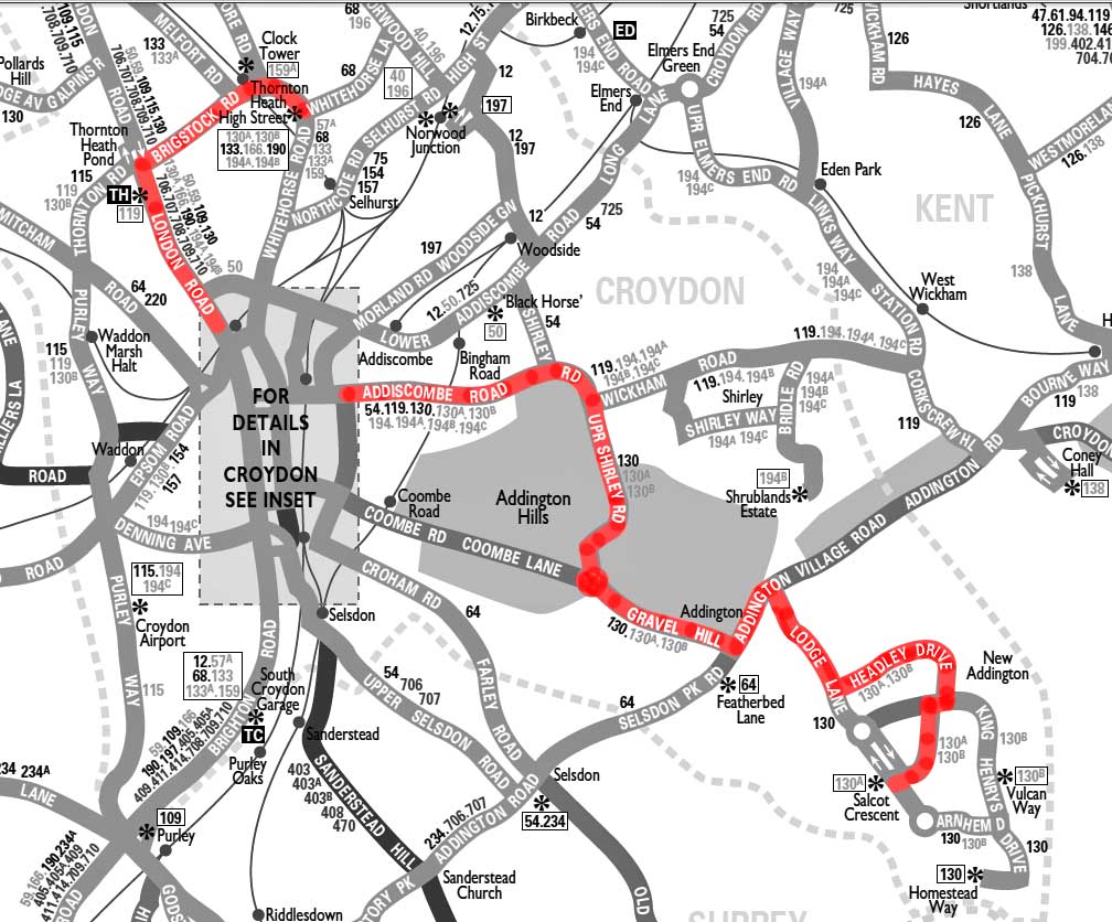 London Bus Route 130A