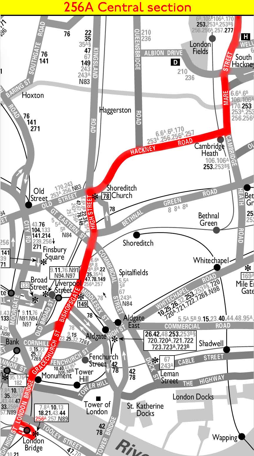 London Bus Route 256A