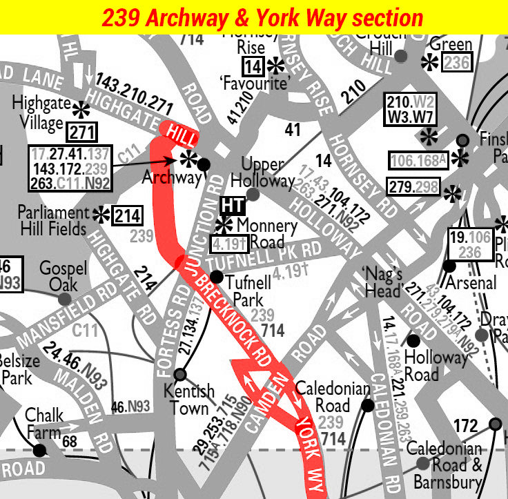 London Bus Route 239