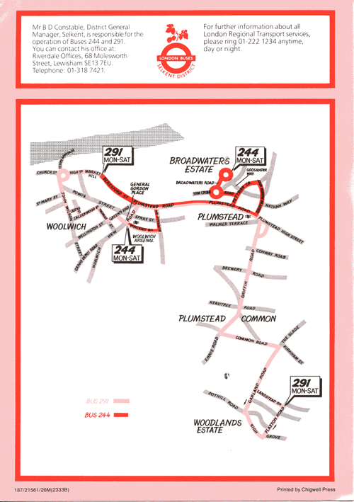 London Bus Route 244