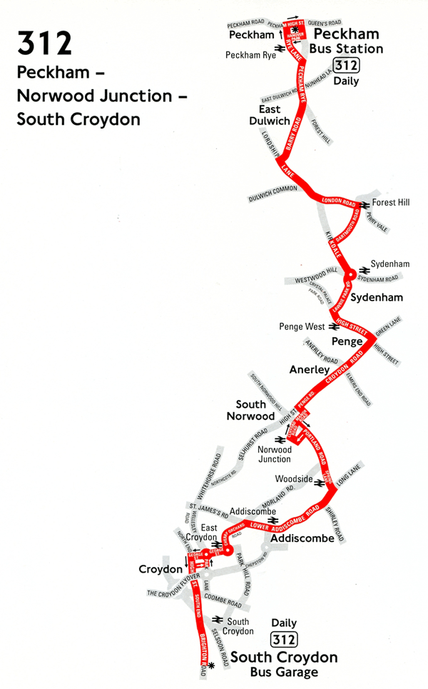 London Bus Route 312