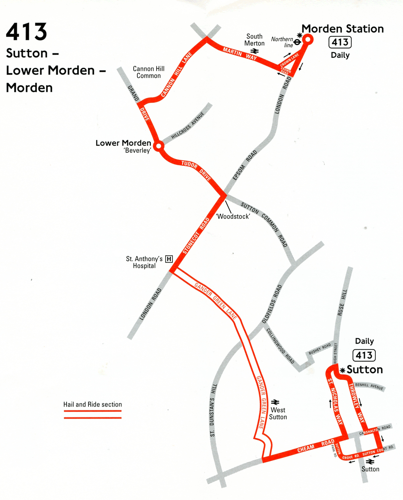 London Bus Route 413