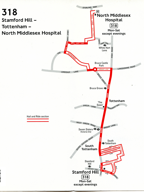 London Bus Route 318