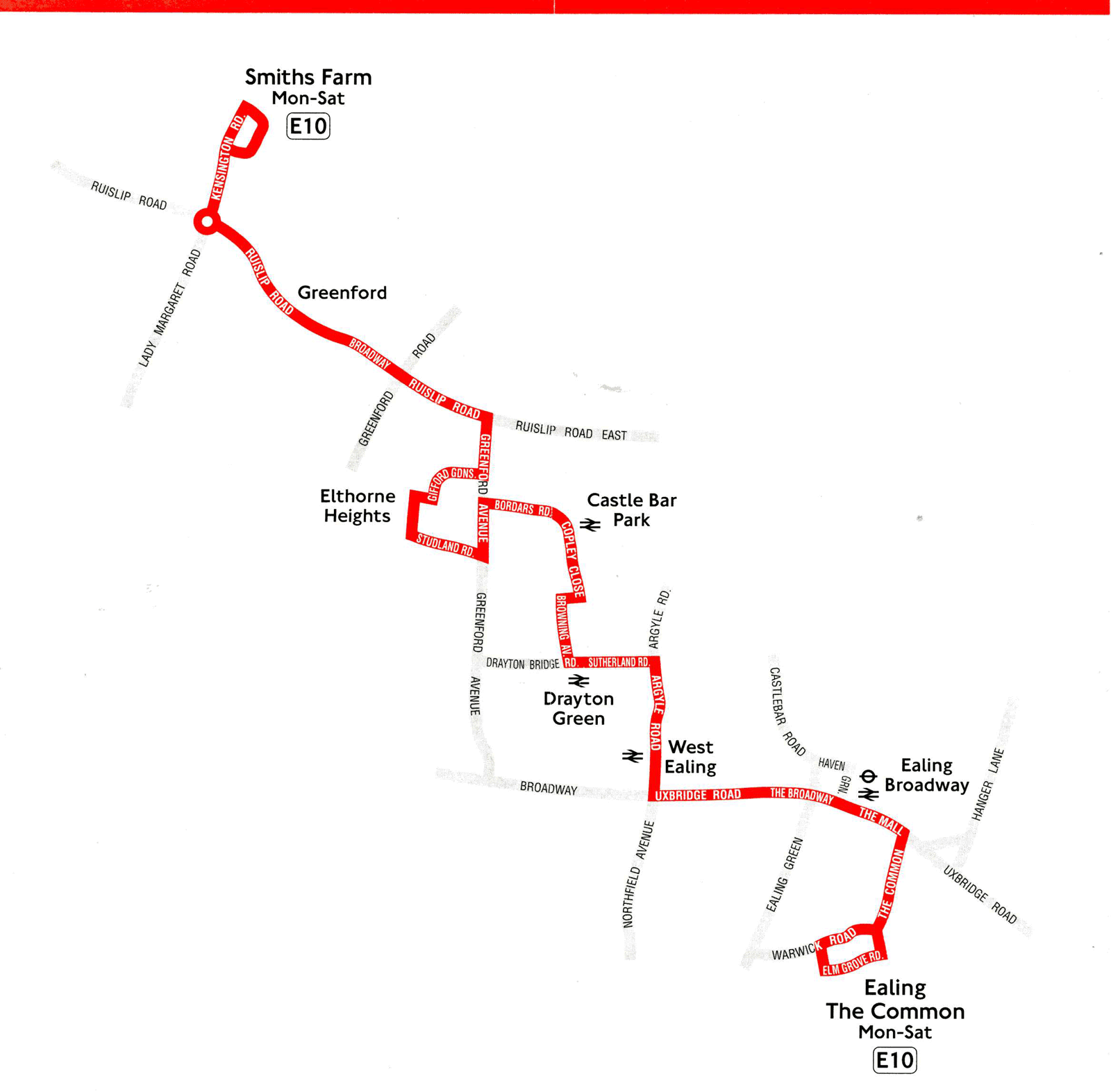 London Bus Route E10