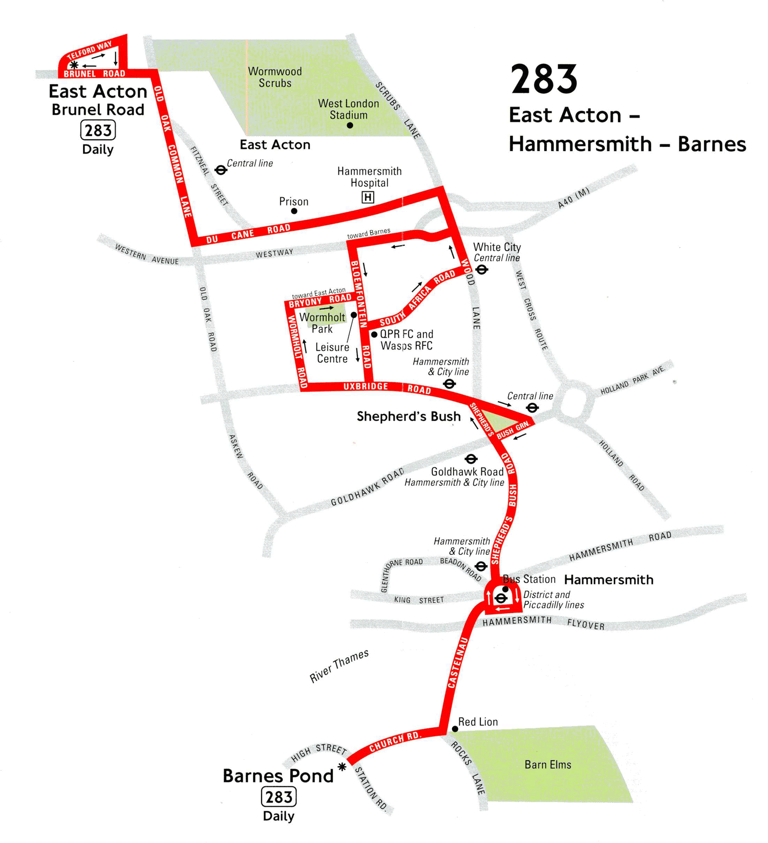 London Bus Route 283