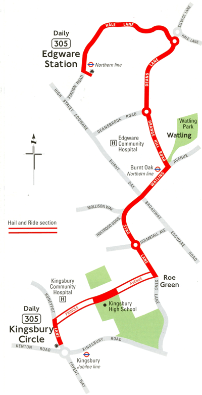 London Bus Route 305