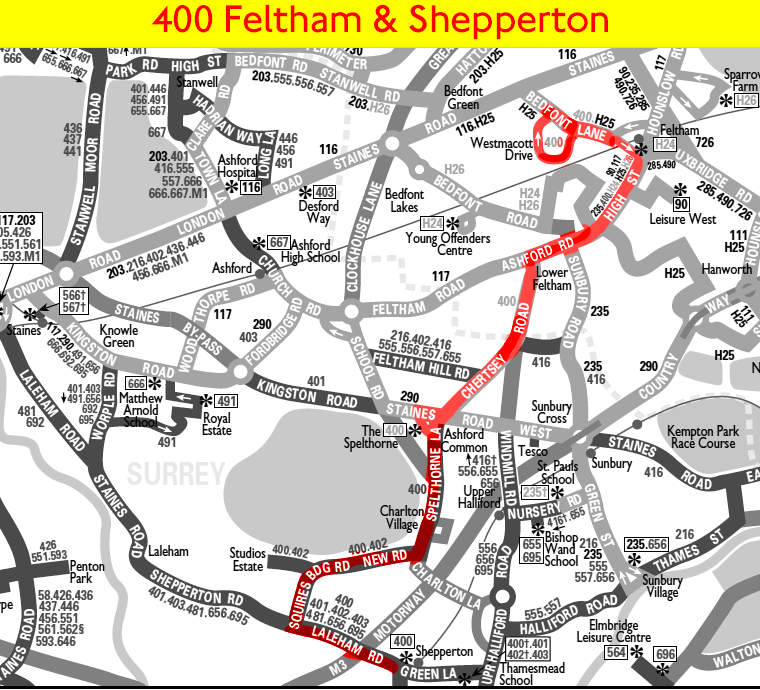 London Bus Route 400