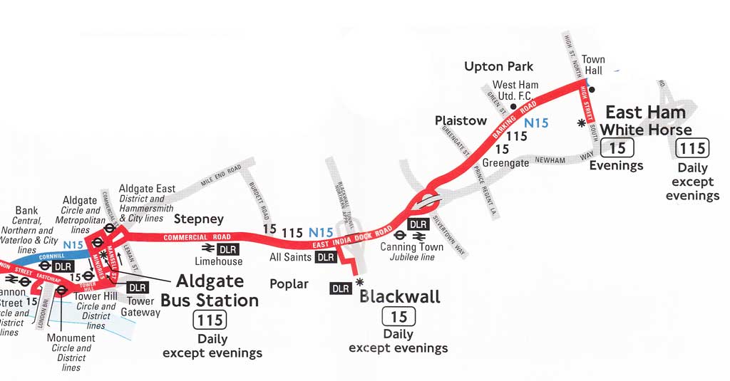 London Bus Route 115 London Bus Route 115