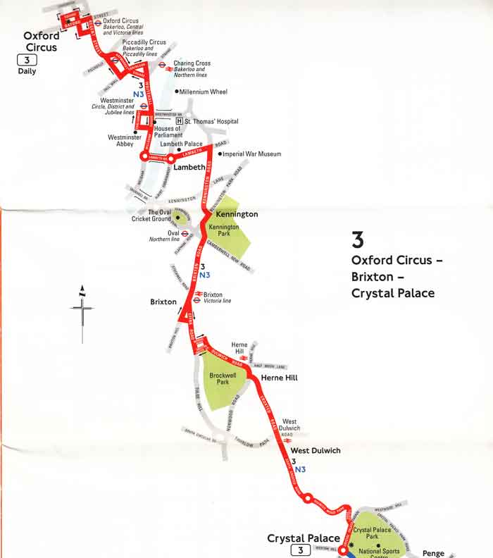 London Bus Route 3