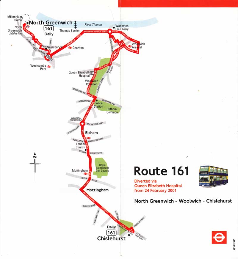 London Bus Route 161 London Bus Route 161