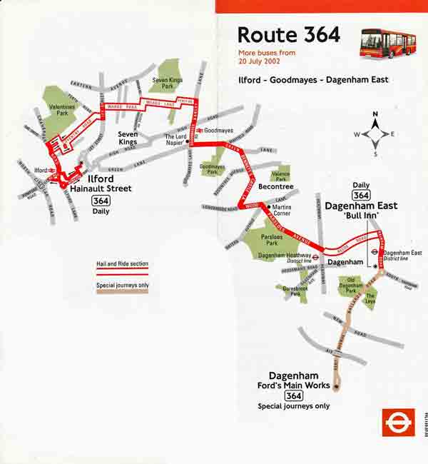 London Bus Route 364