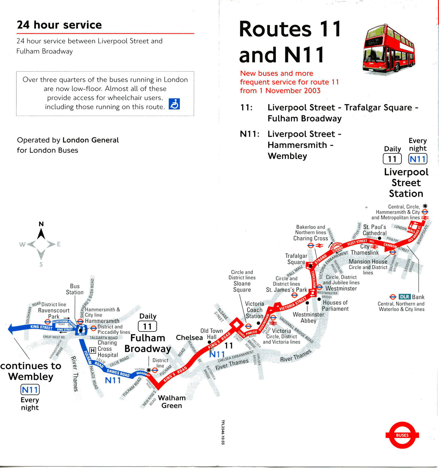 London Bus Route 11