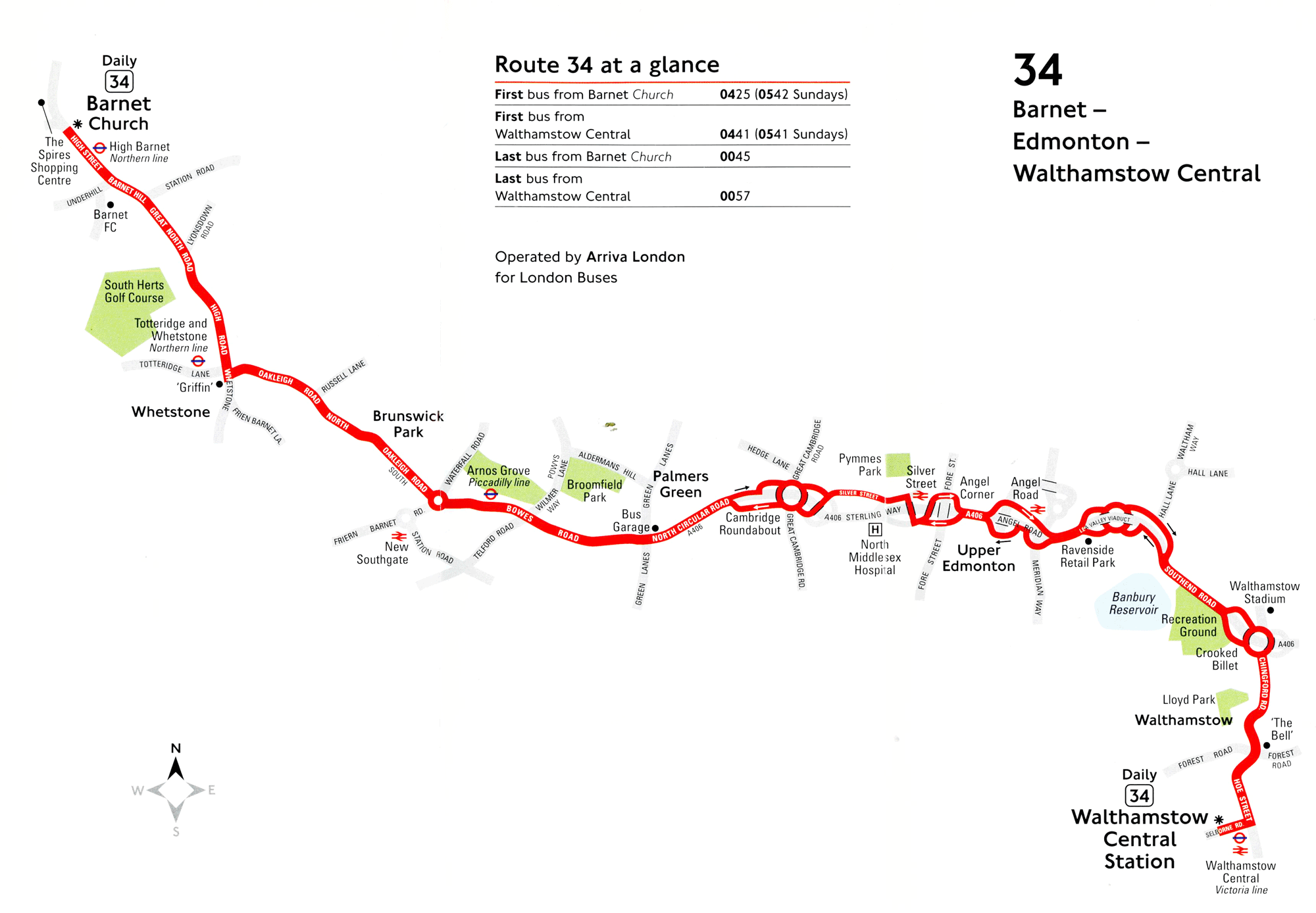 London Bus Route 34