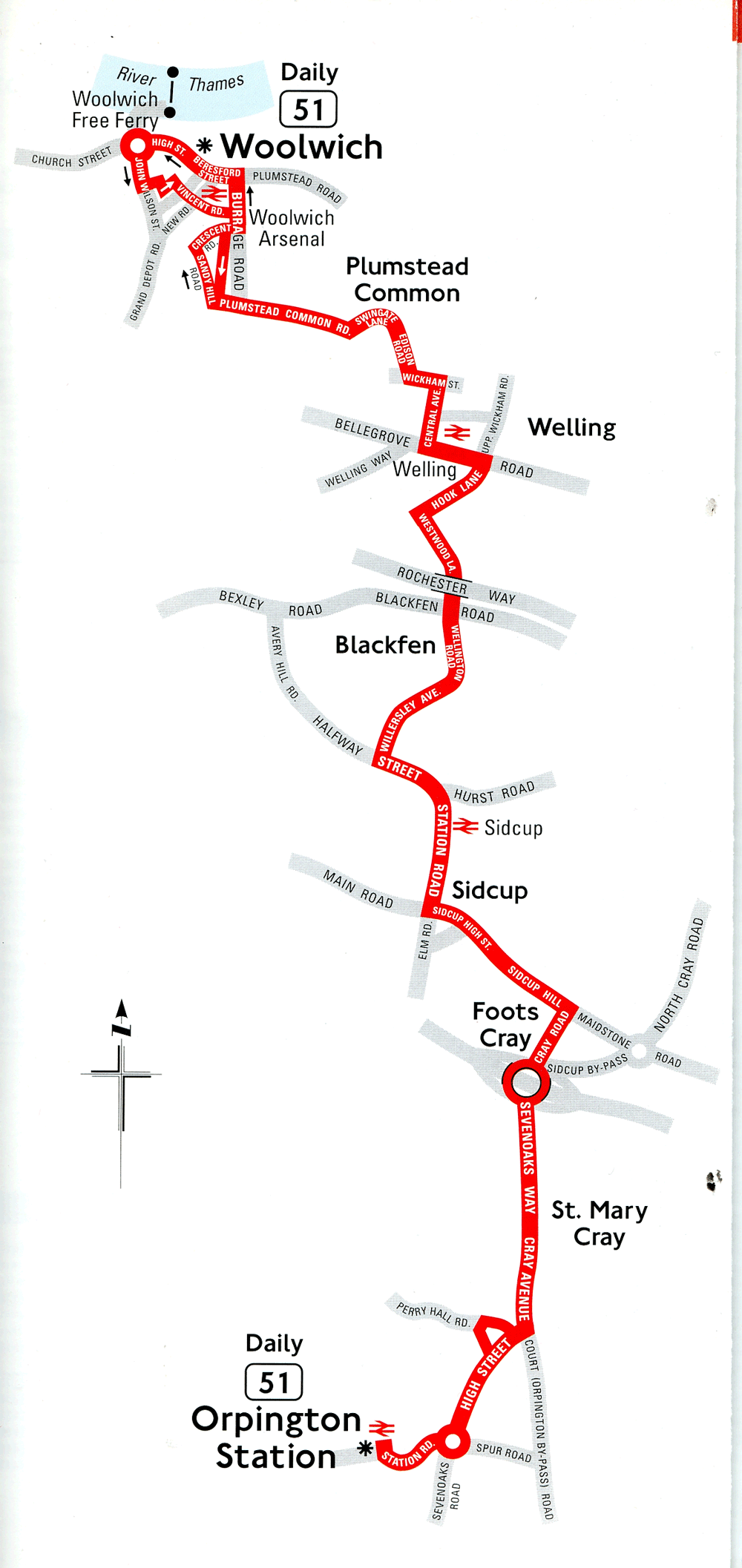 London Bus Route 51