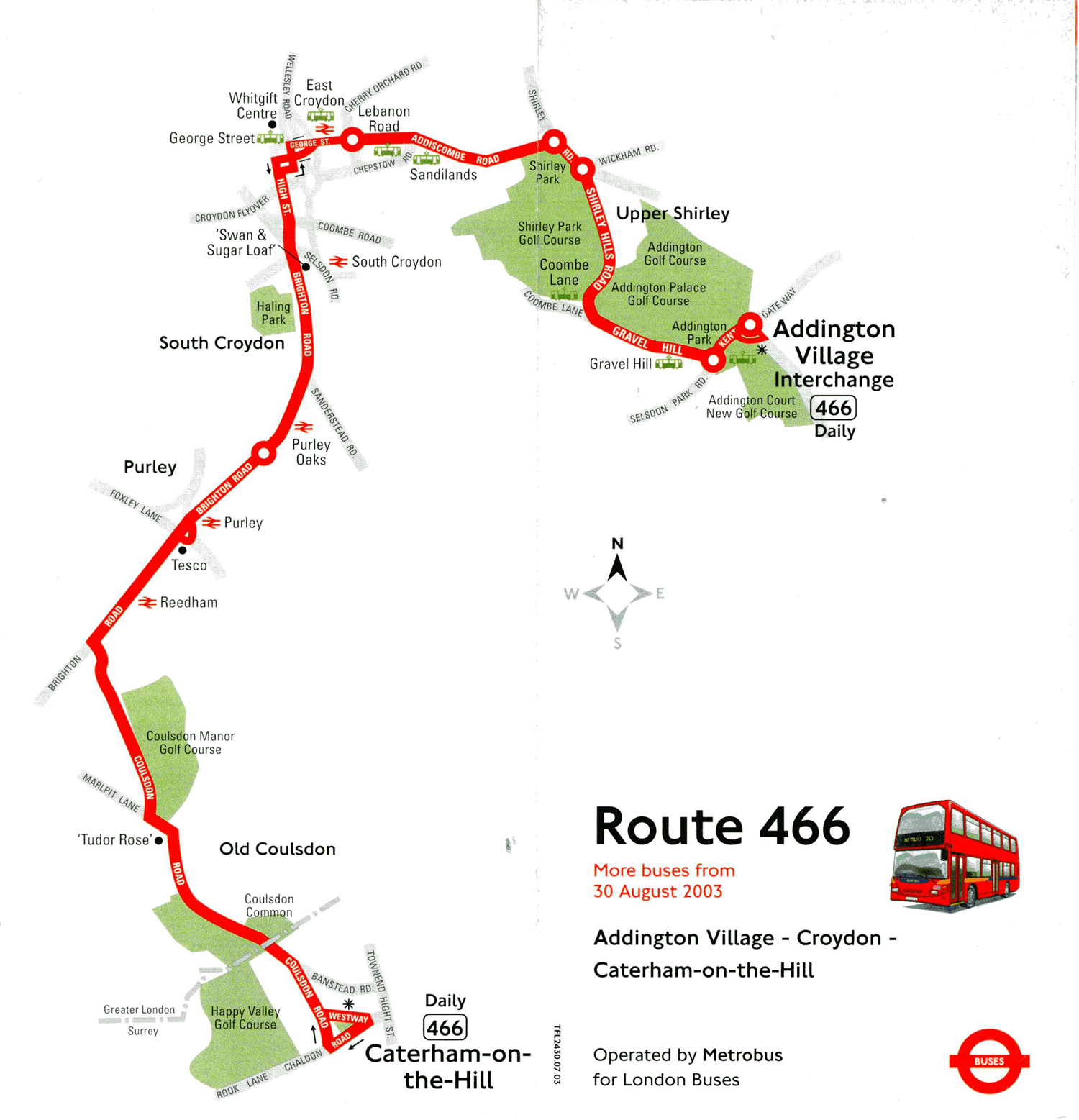London Bus Route 466