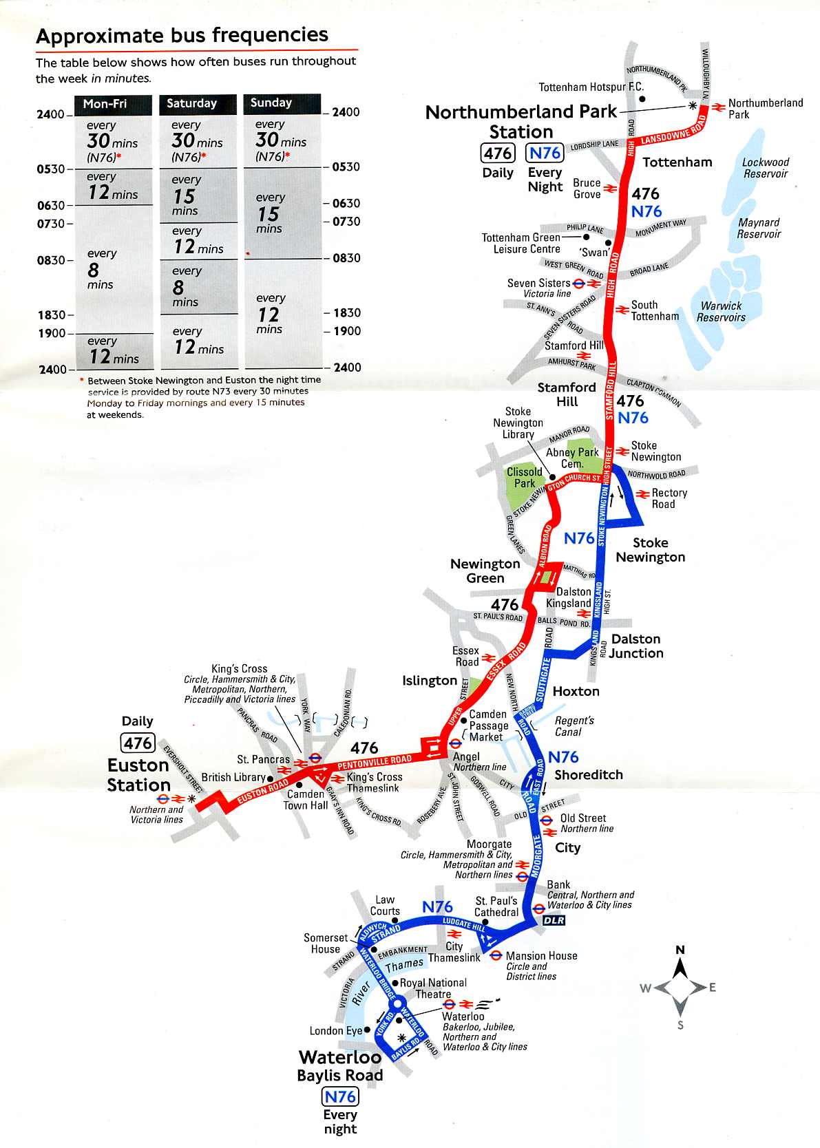 London Bus Route N76