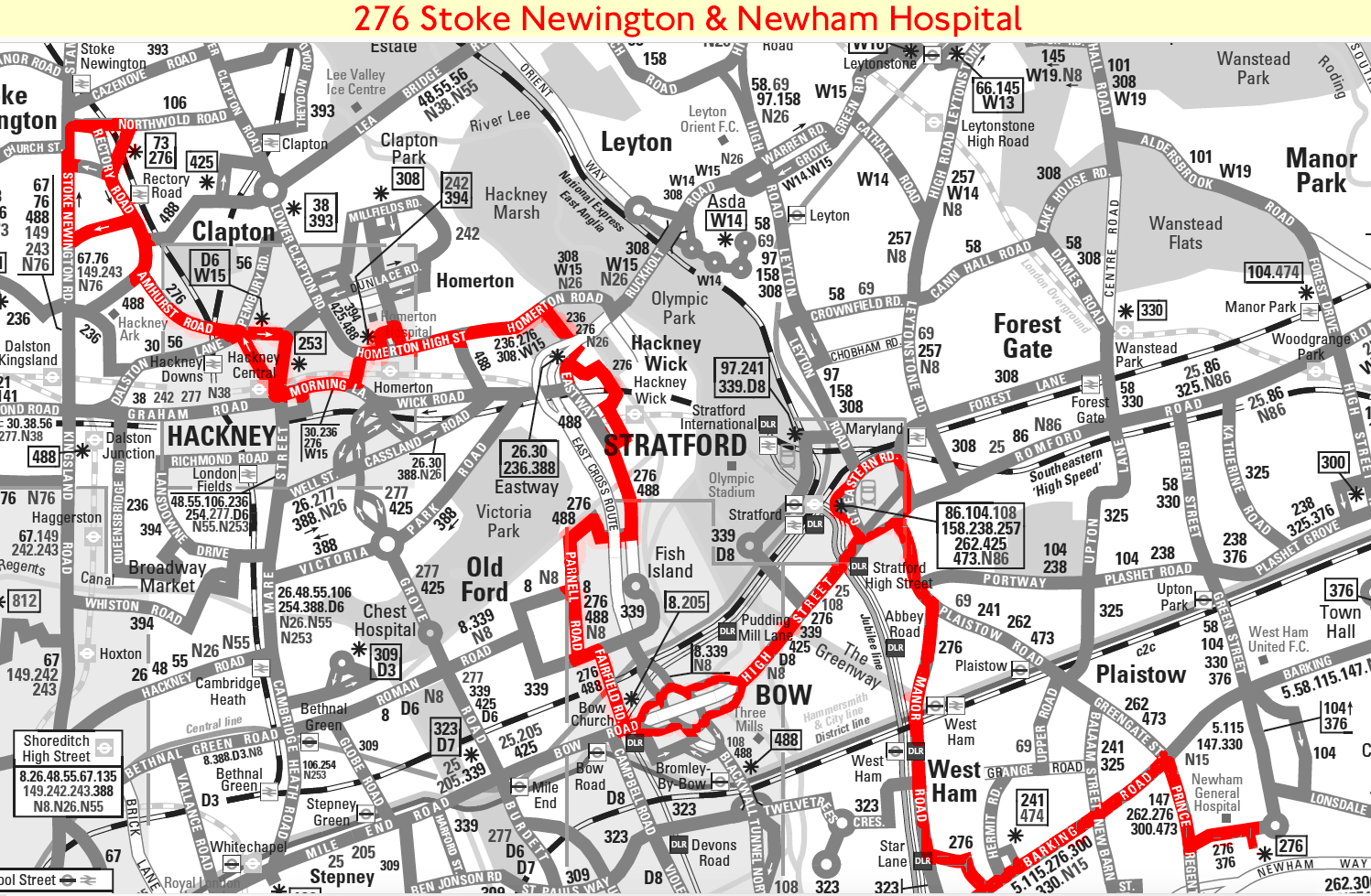 London Bus Route 276