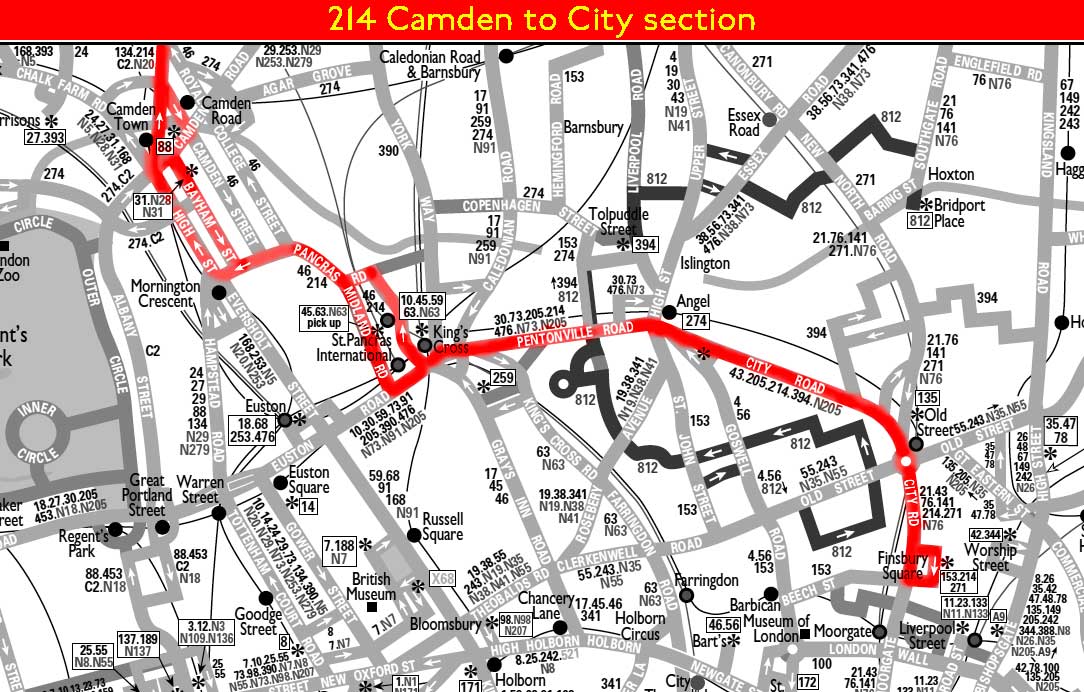 London Bus Route 214